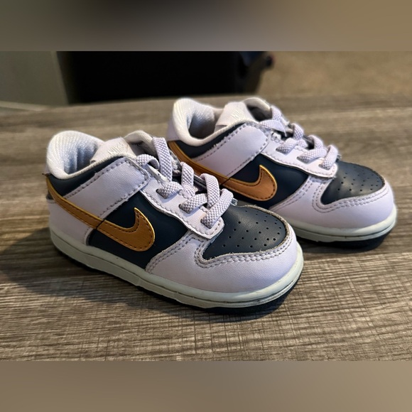 Nike | Shoes | Nike Dunk Low Se Td Copper Swoosh Thunder Blue Barely ...